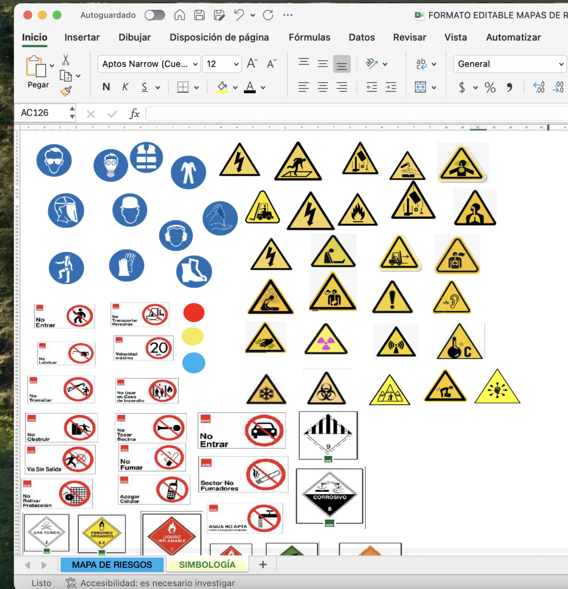 FORMATO PARA MAPAS DE RIESGOS DS 44 - ChilePrevencion el portal de los ...