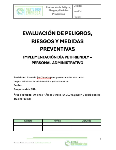IMPLEMENTACIÓN DÍA PETFRIENDLY – PERSONAL ADMINISTRATIVO ...
