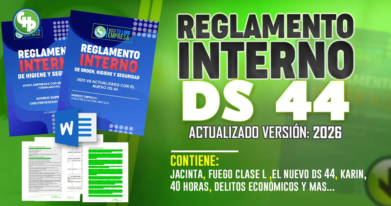 REGLAMENTO INTERNO 2026 v2 DS 44, LEY KARIN, LEY DELITOS ECONOMICOS Y ...